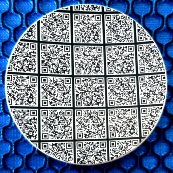 Accessories | 225 Inch Creepy Qr Code Button Badge Pin | Poshmark